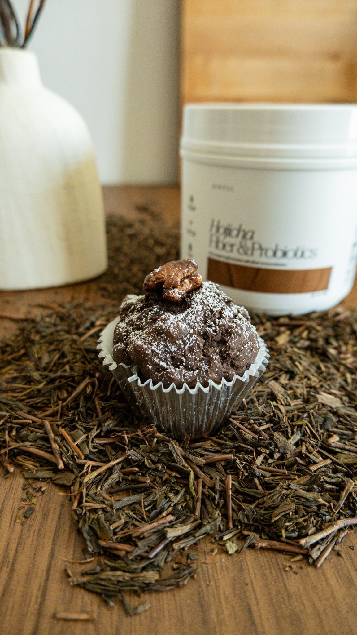 High Fiber Hojicha Chocolate Banana Bread – Juniful